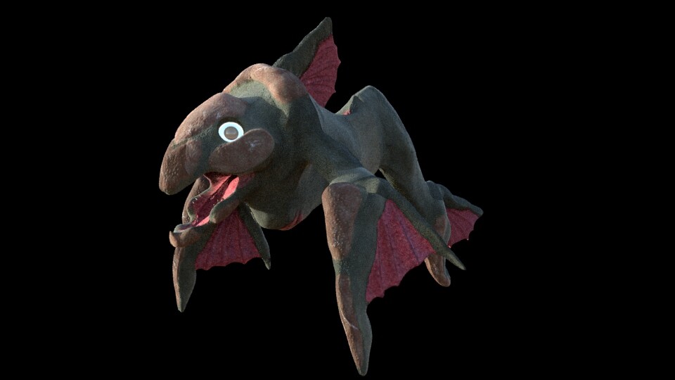 ArtStation - Lab grown fish creature.