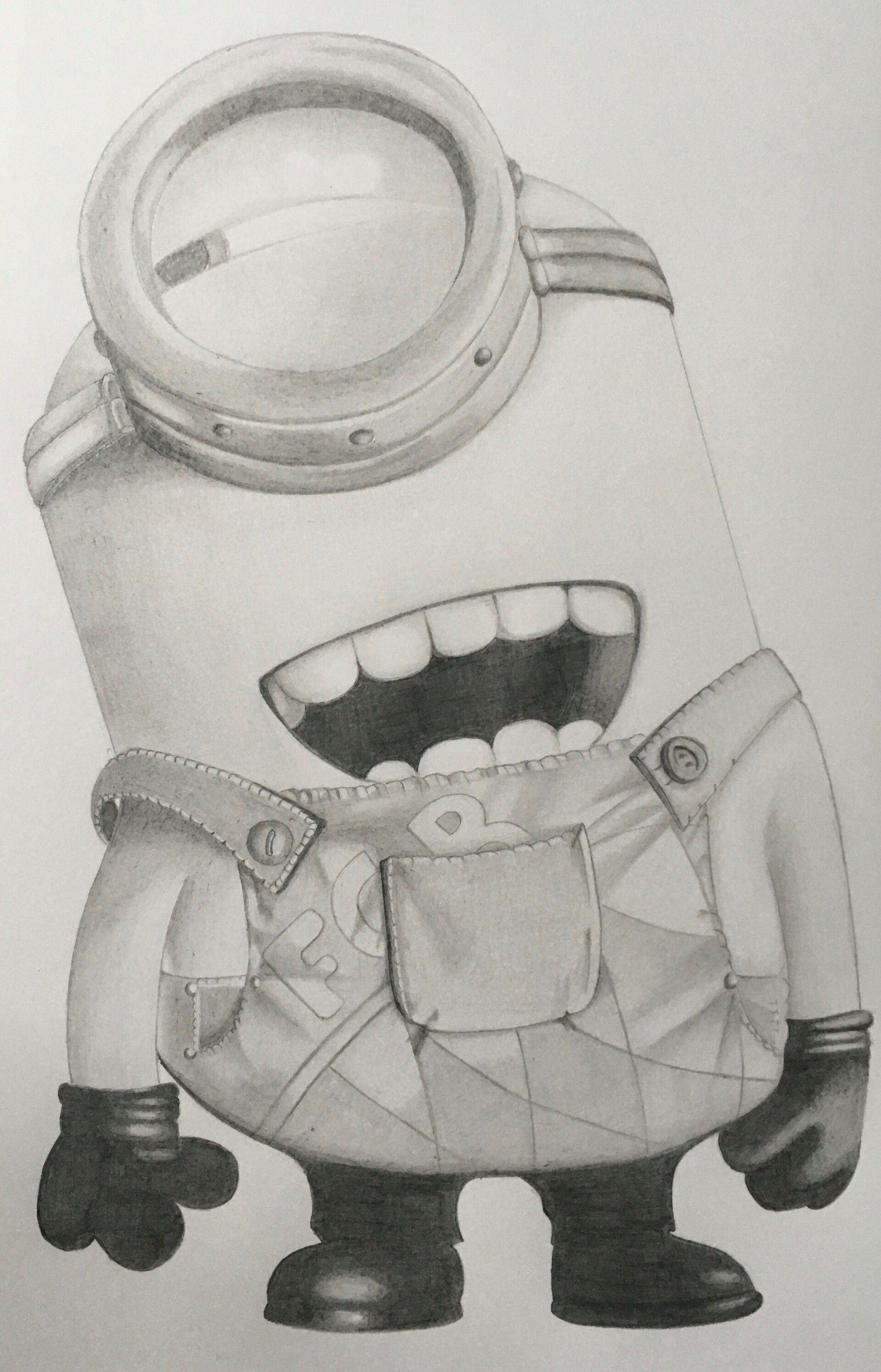 Minions Pencil Drawing