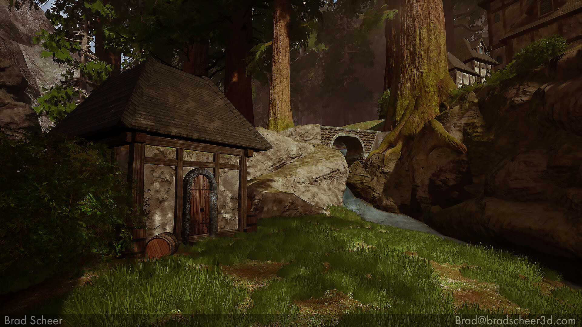 Brad Scheer - Fantasy Town CGMA Organic World Building