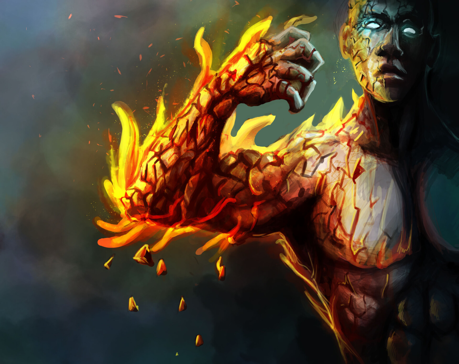 ArtStation - lava guy