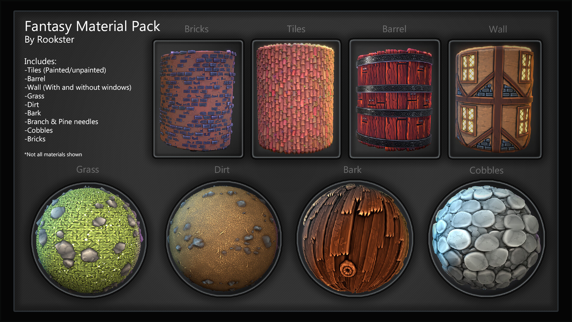 Rourke Gray-Mason - Tavern In The Woods; Stylized Material Showcase