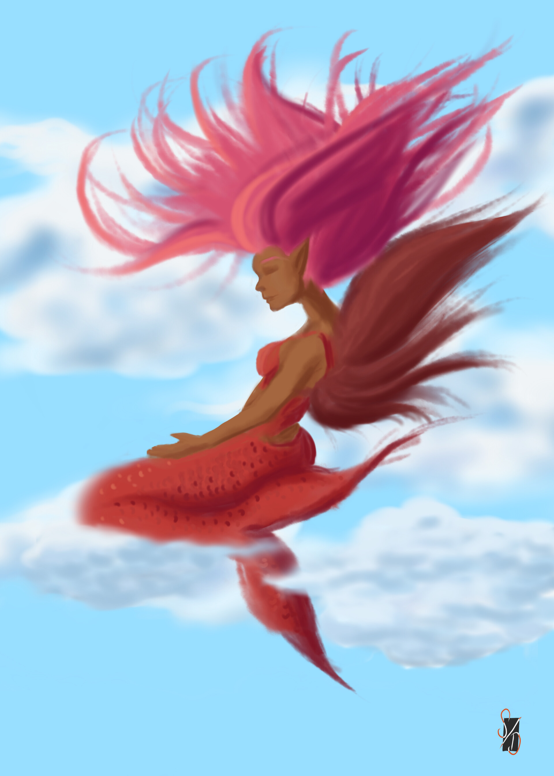 ArtStation - Mermaid of the sky