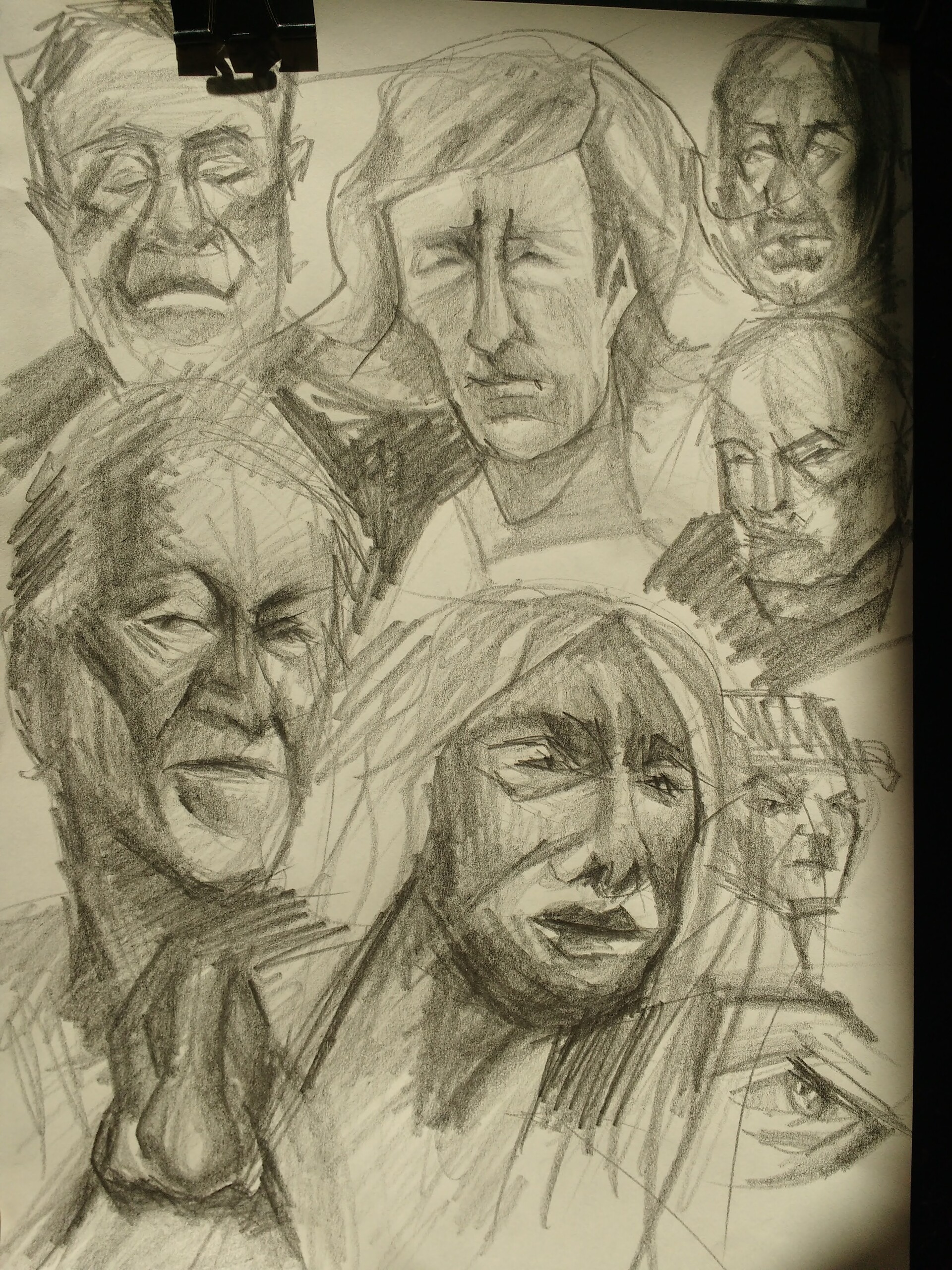 ArtStation - quick face sketches