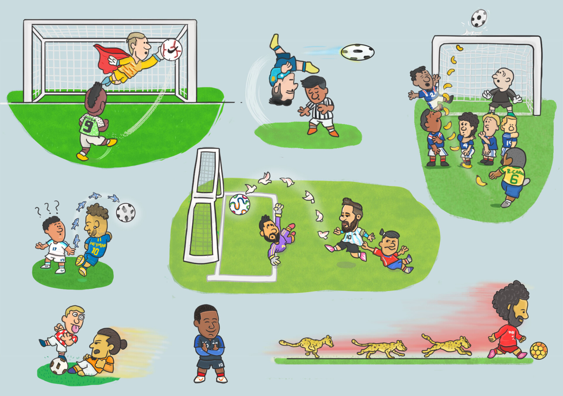 ArtStation - Football stars