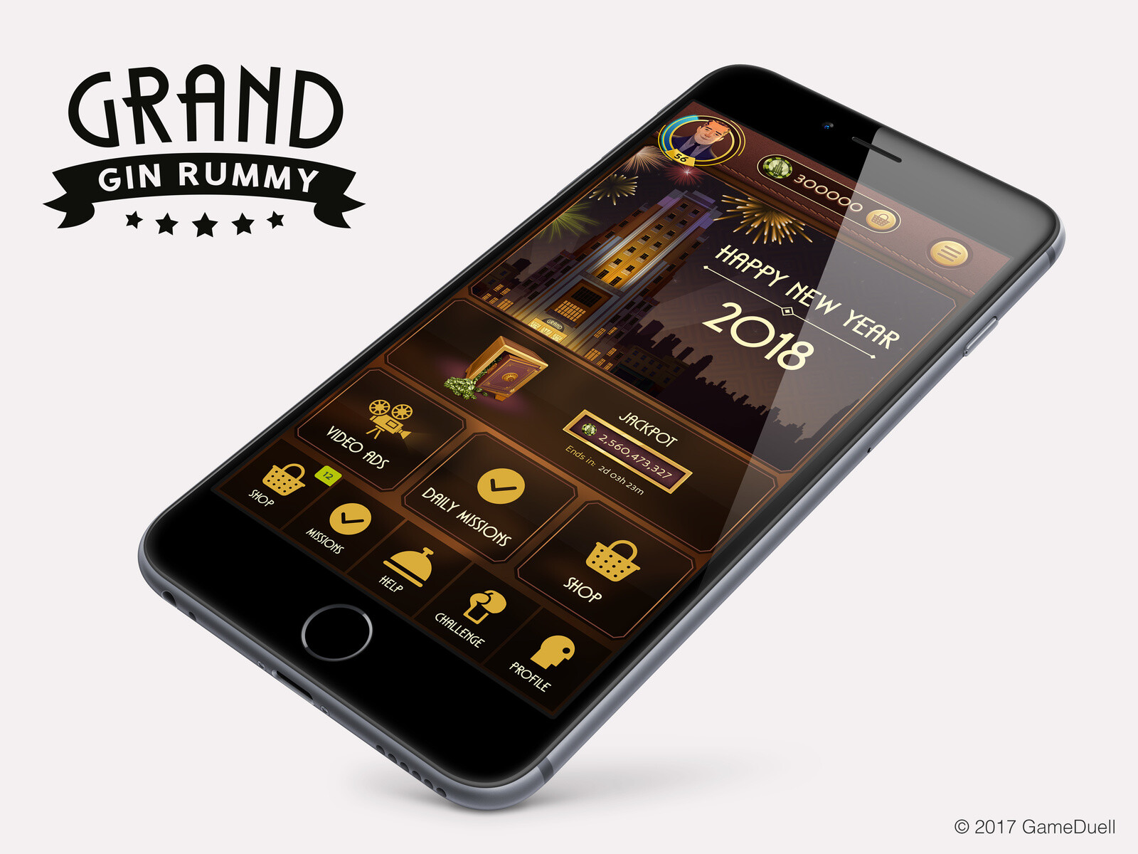 Jasmina Kloss - Grand Gin Rummy | New Years Animation
