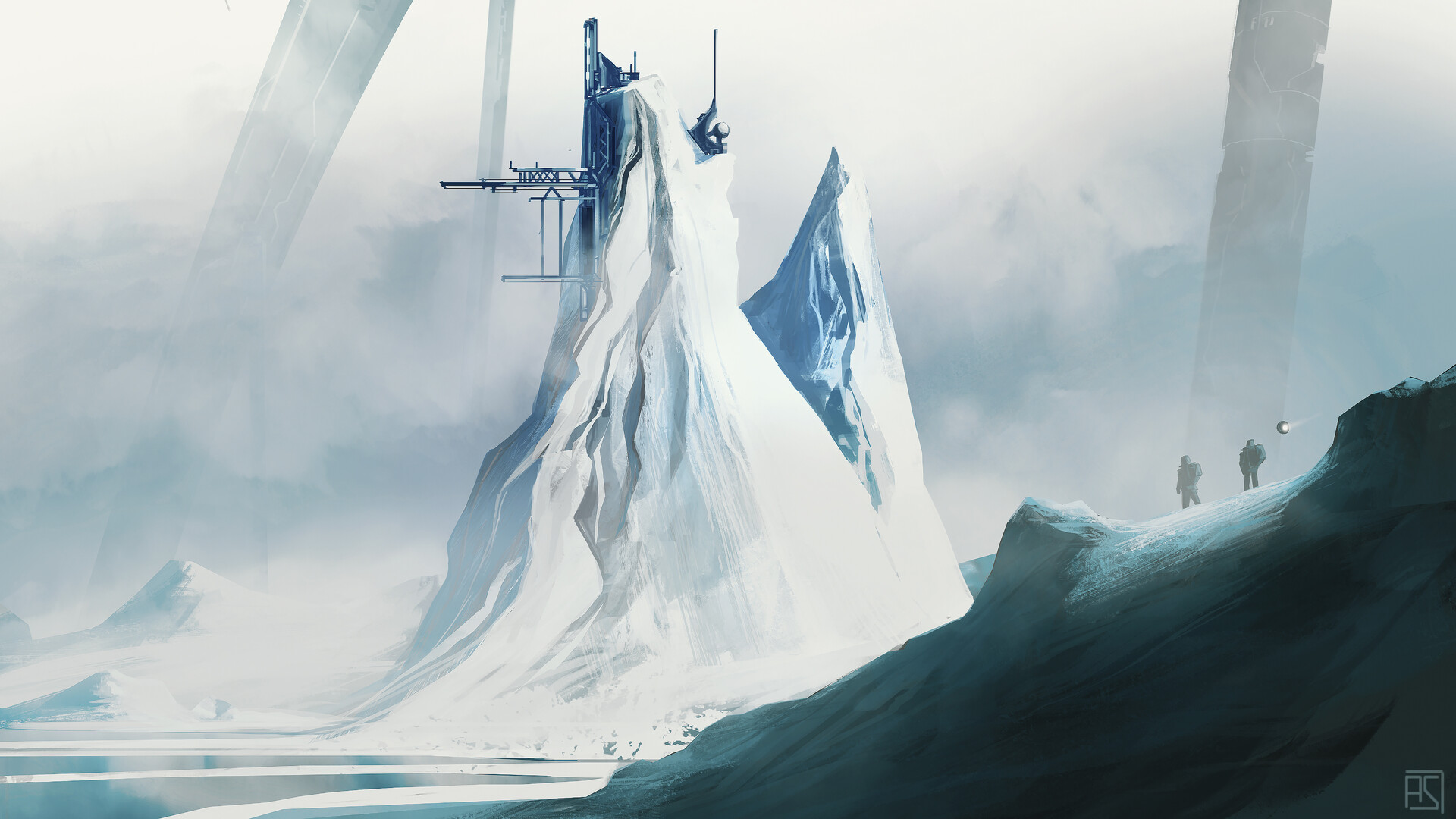 ArtStation - Mountain Outpost