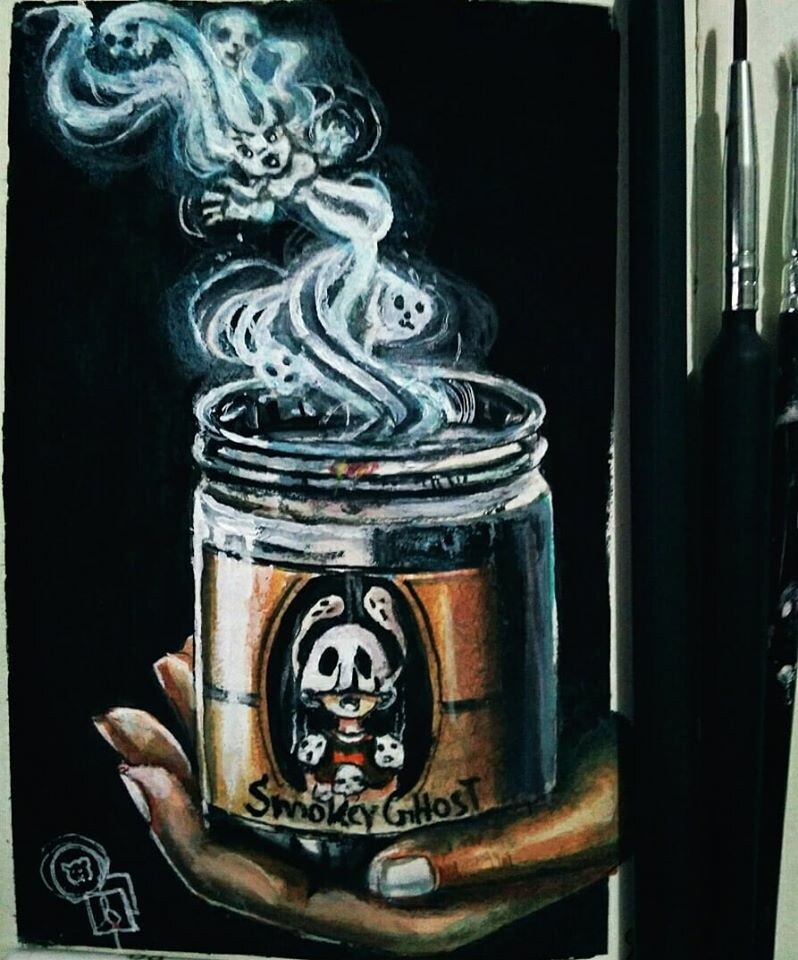 ArtStation - 👻🕯️ Smokey Ghost candle 🕯️👻