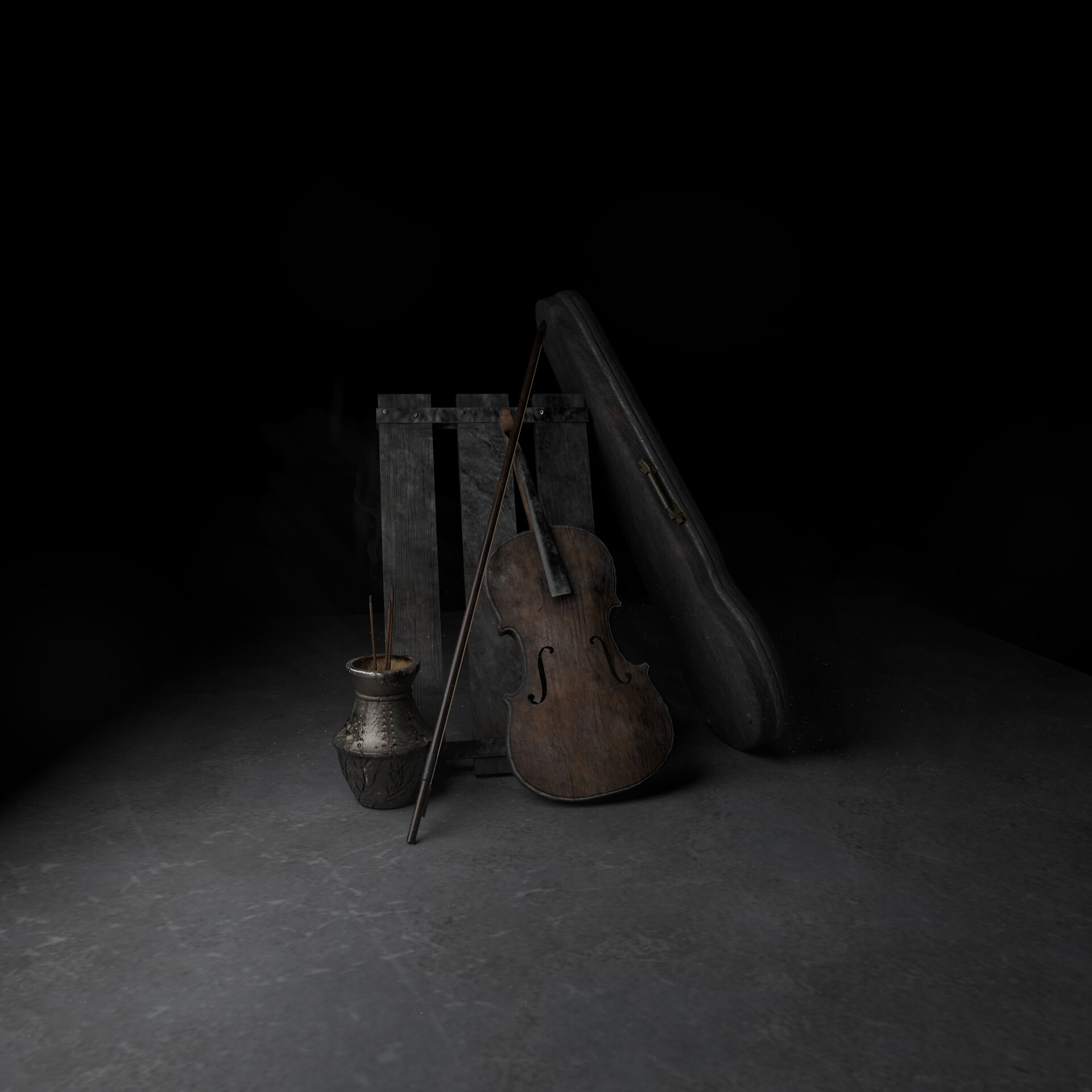 ArtStation - Violin_Scene