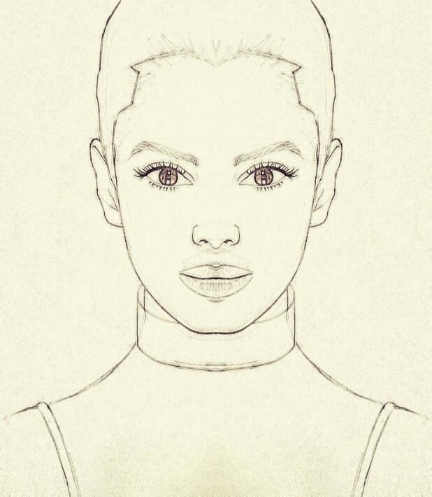 ArtStation - A mirrored drawing