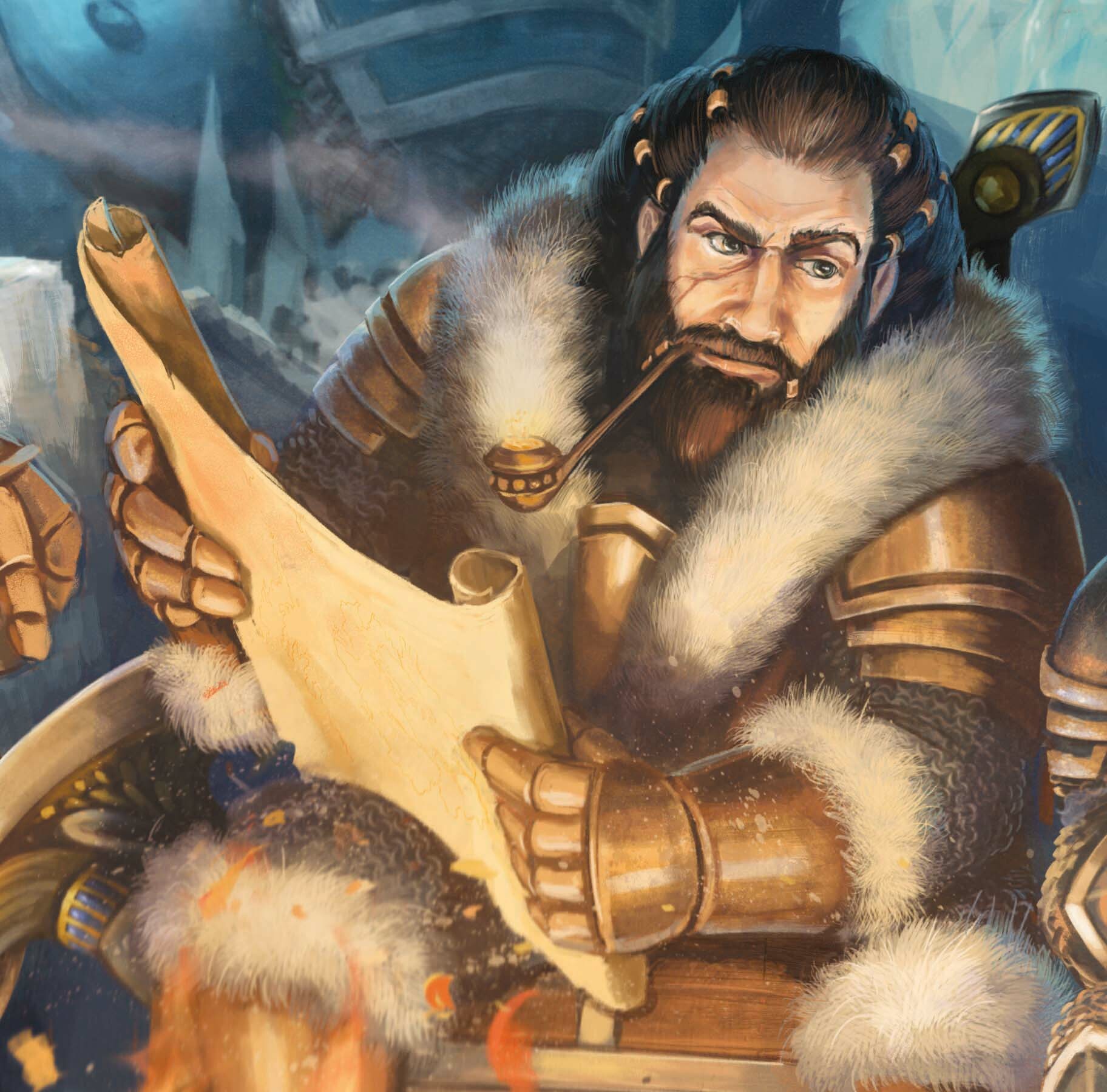 Jennifer Ober - DND Dwarves After Battle