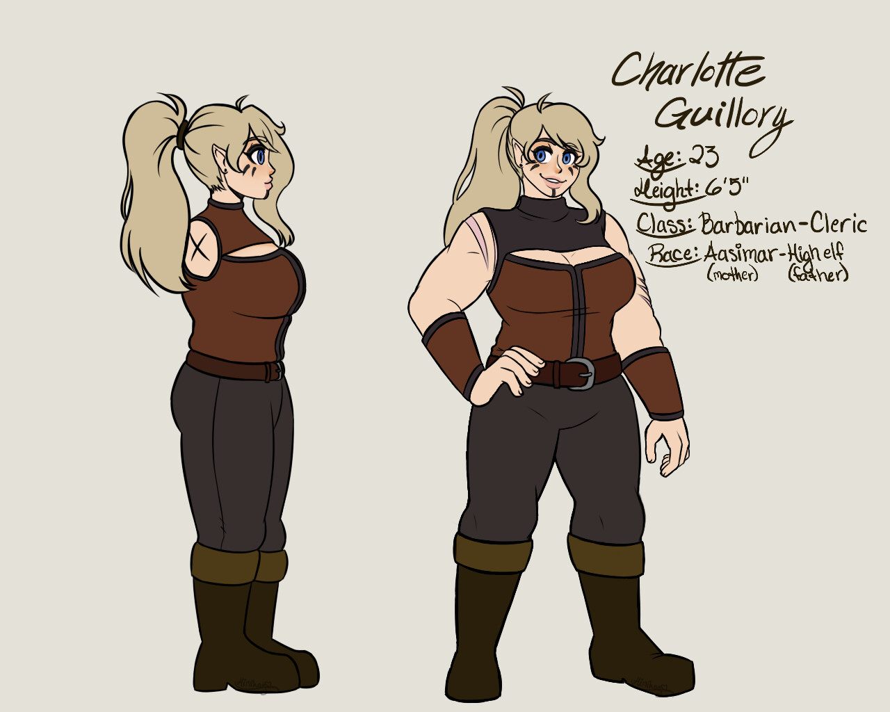 Kayleigh Bryant - Charlotte Guillory DnD Reference and Idle Animation