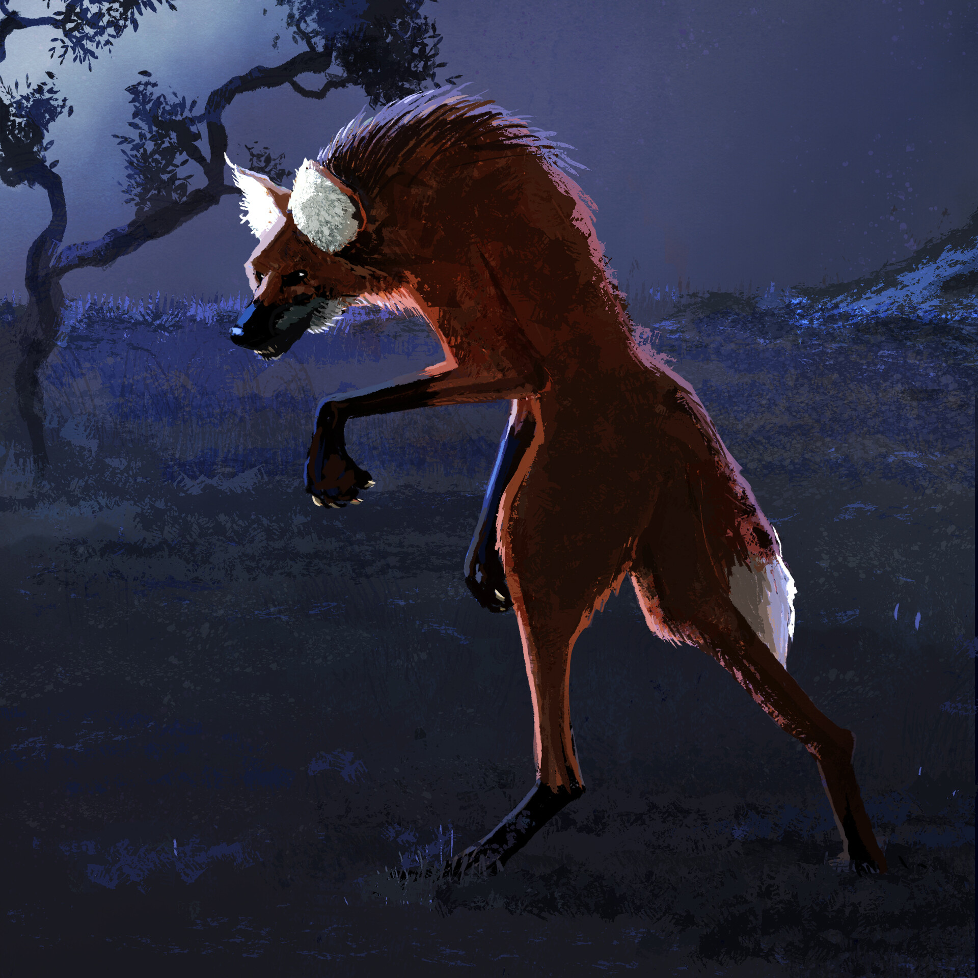 ArtStation - Maned Werewolf