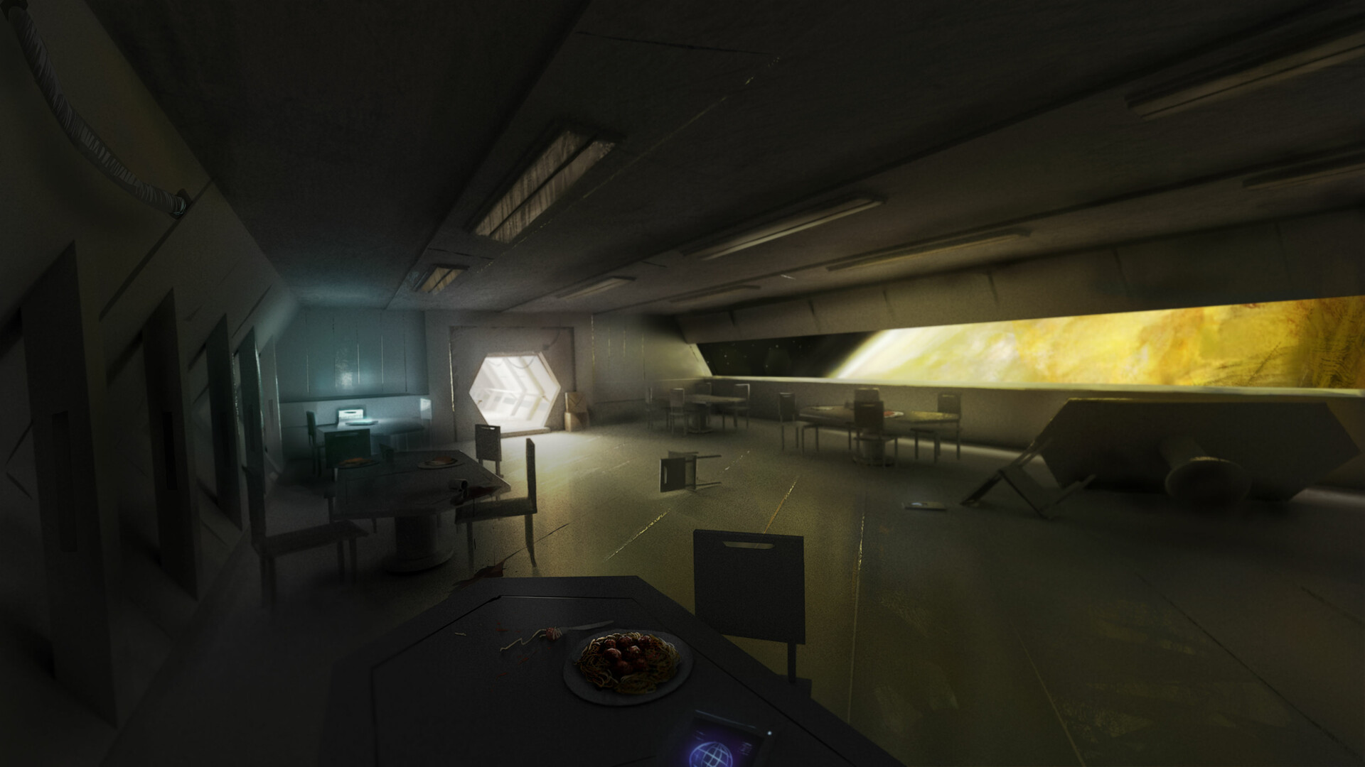 ArtStation - Mess-hall Emergency