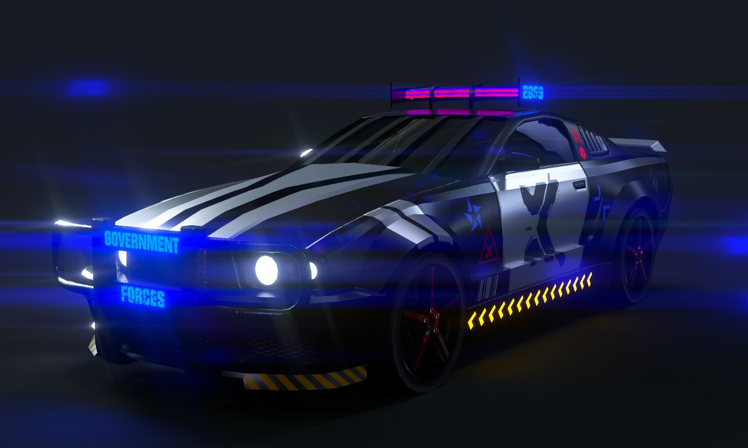 ArtStation - Police car
