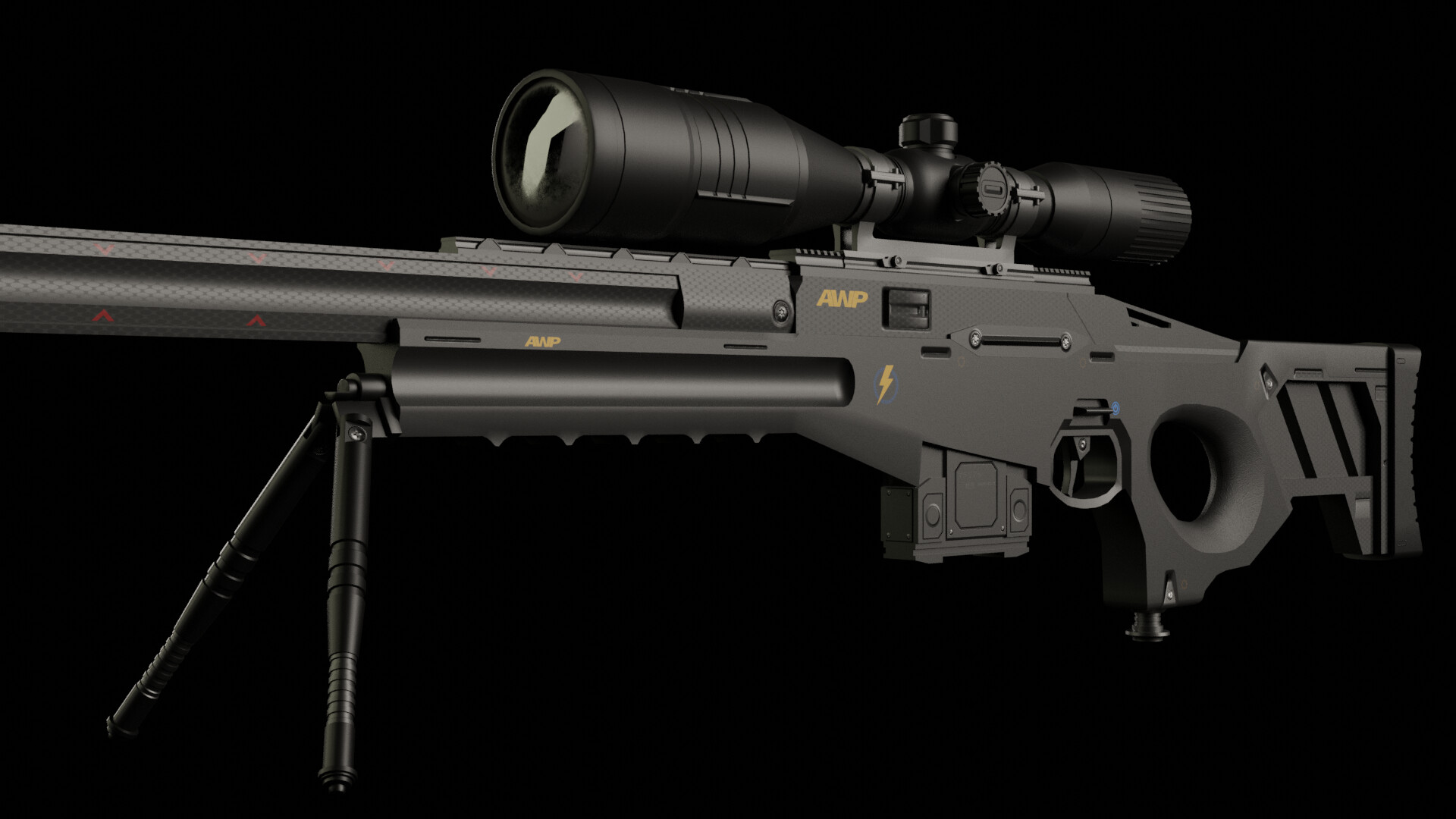 ArtStation - Scifi Sniper