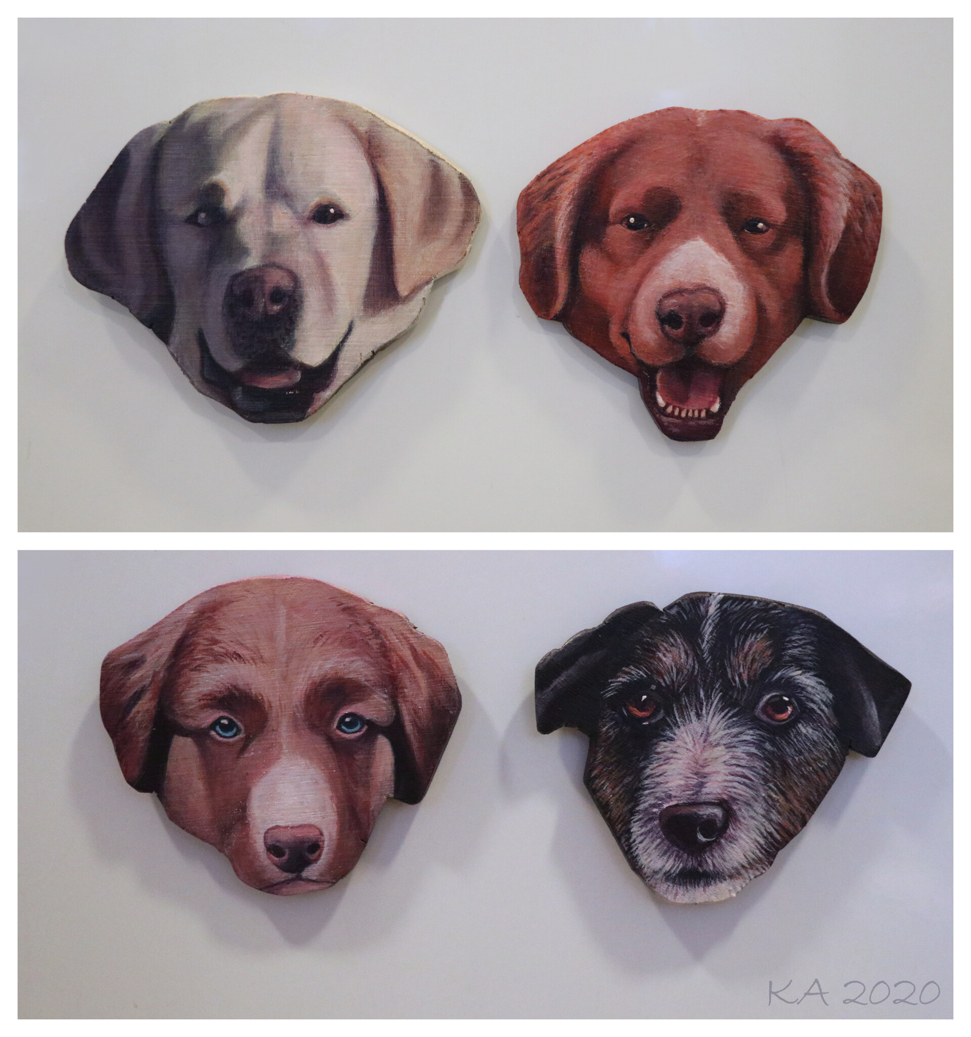 ArtStation - Dog magnets 2020