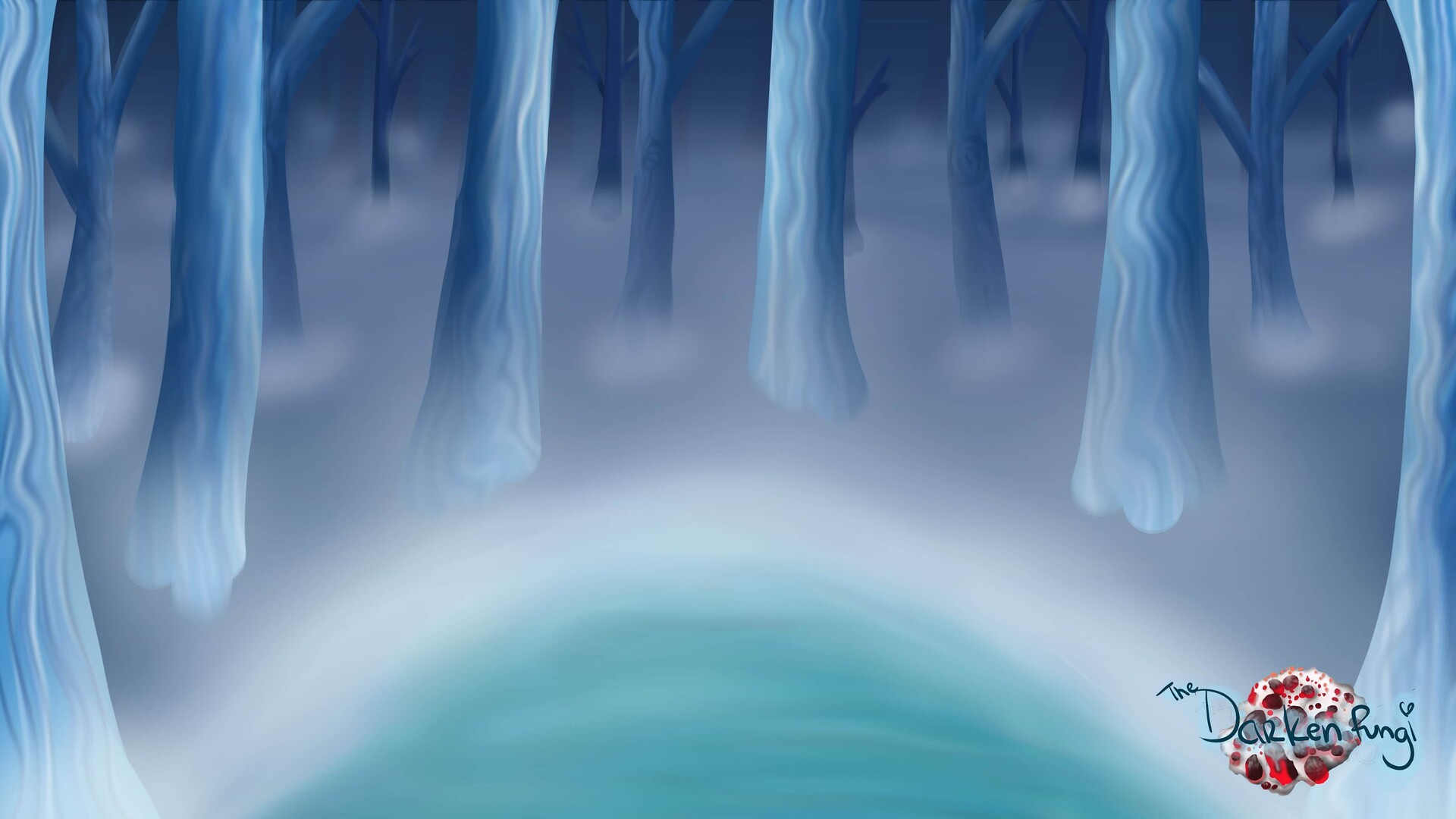 ArtStation - Blue forest