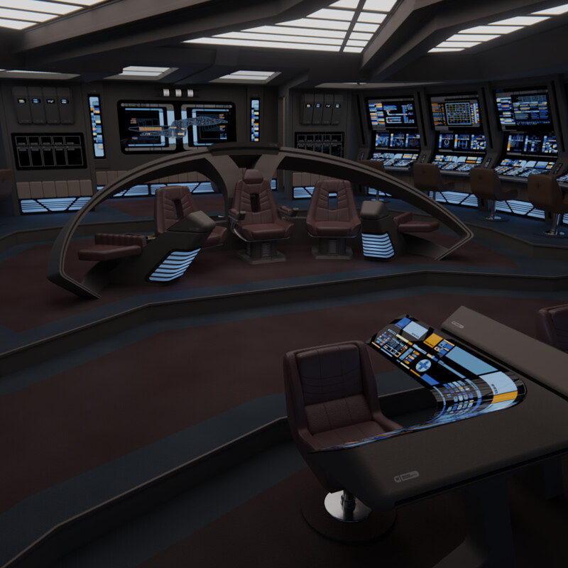 Tadeo D'Oria - Online Portfolio - USS Odyssey NCC-2016 Bridge