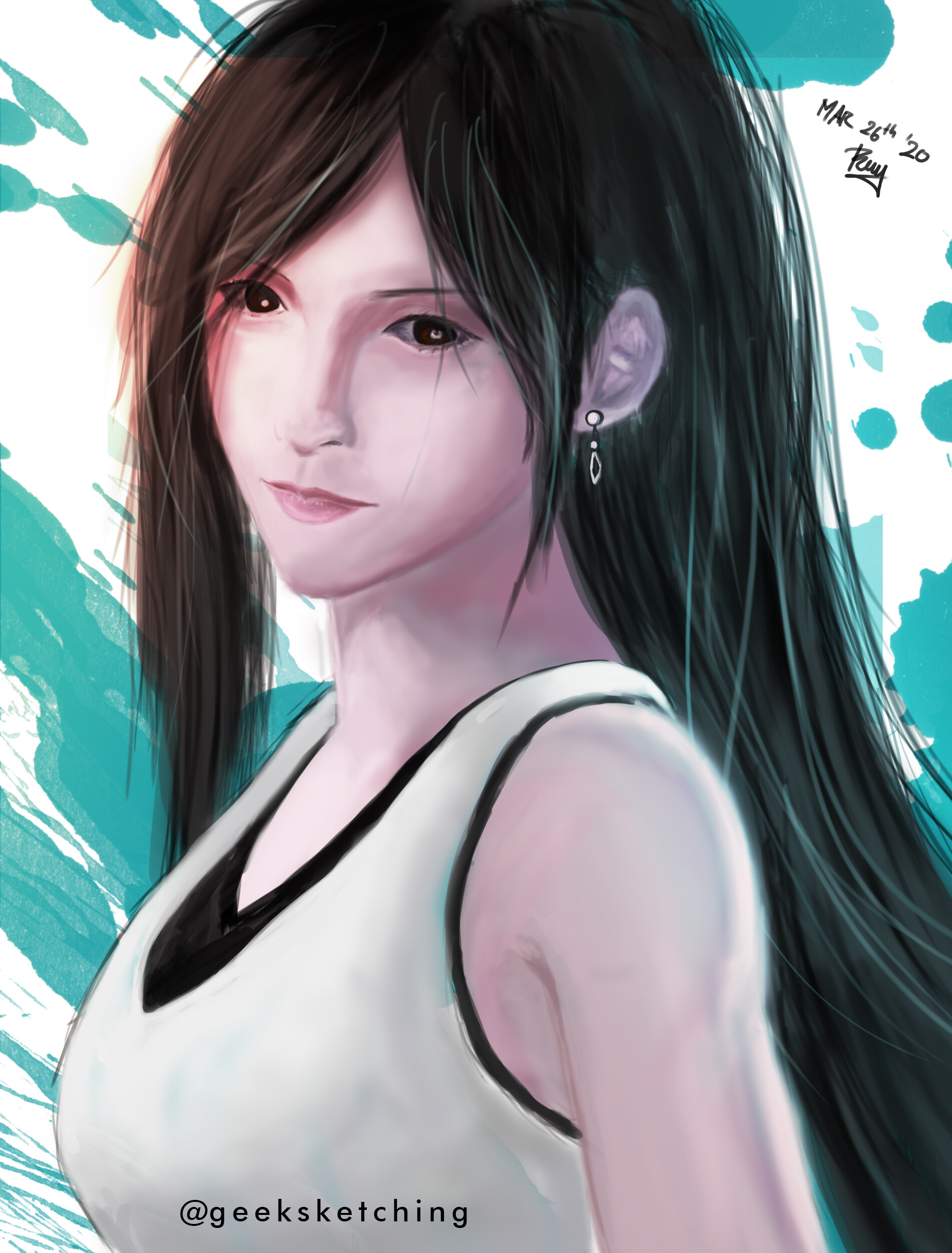 Carlo Wardhana - Tifa Lockhart (Fan Art!)