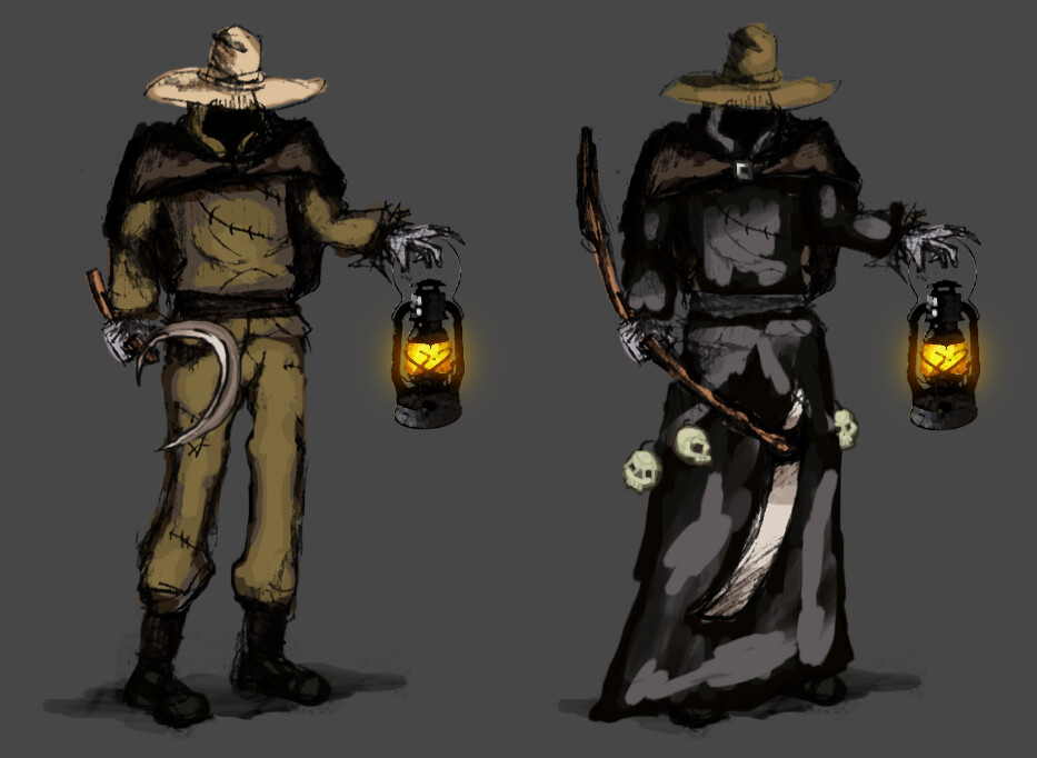 Jakub Siejka - Mix of a grim reaper and a scarecrow