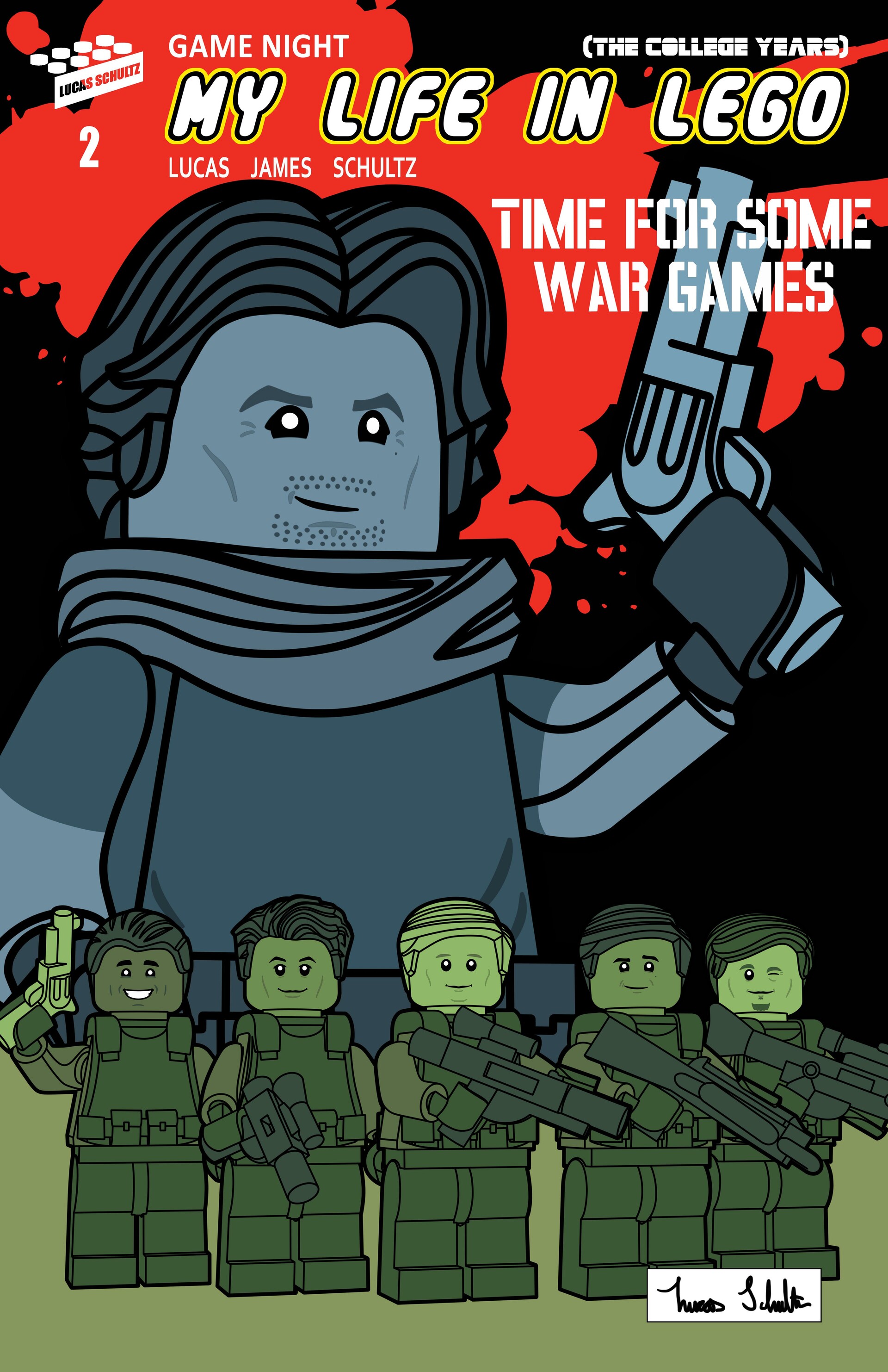 ArtStation - (My Life in LEGO "The College Years") Comic Issue #2 "Game ...