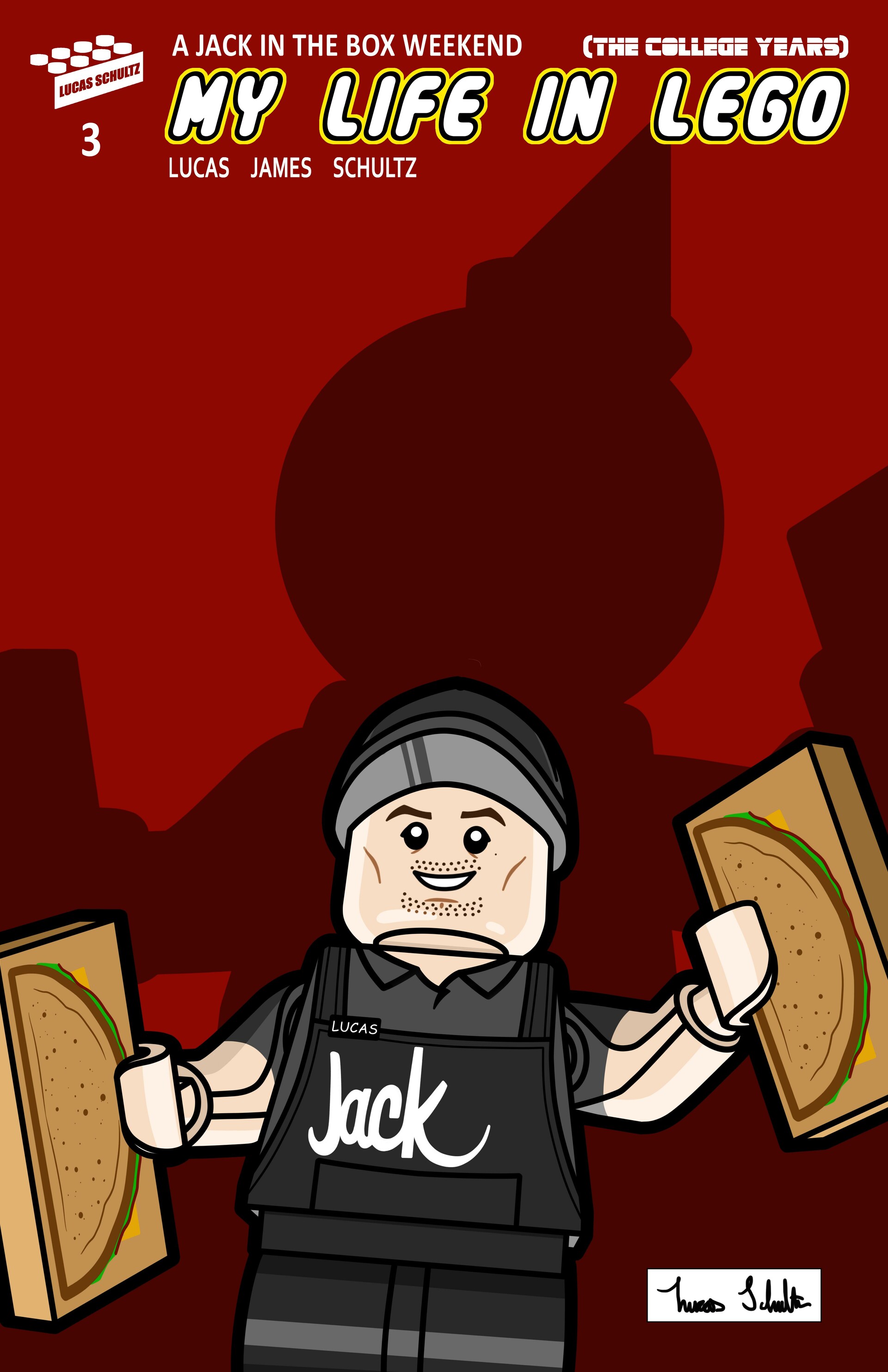 ArtStation - (My Life in LEGO "The College Years") Comic Issue #3 "A ...