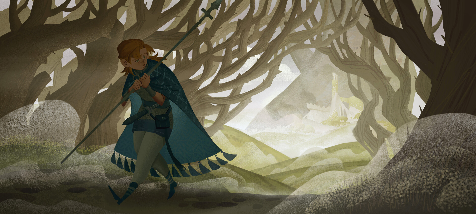 ArtStation - "Oak in the Wind" - keyscene3