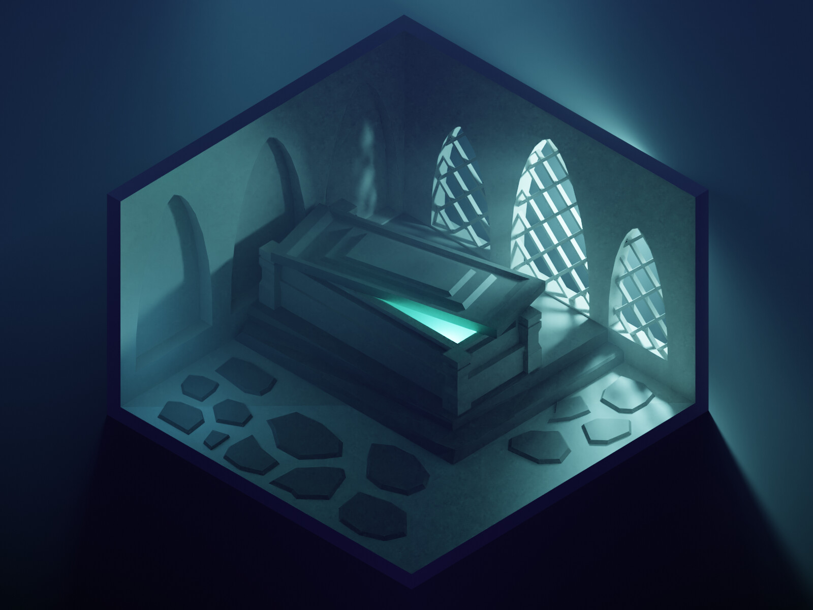 ArtStation - Dark room