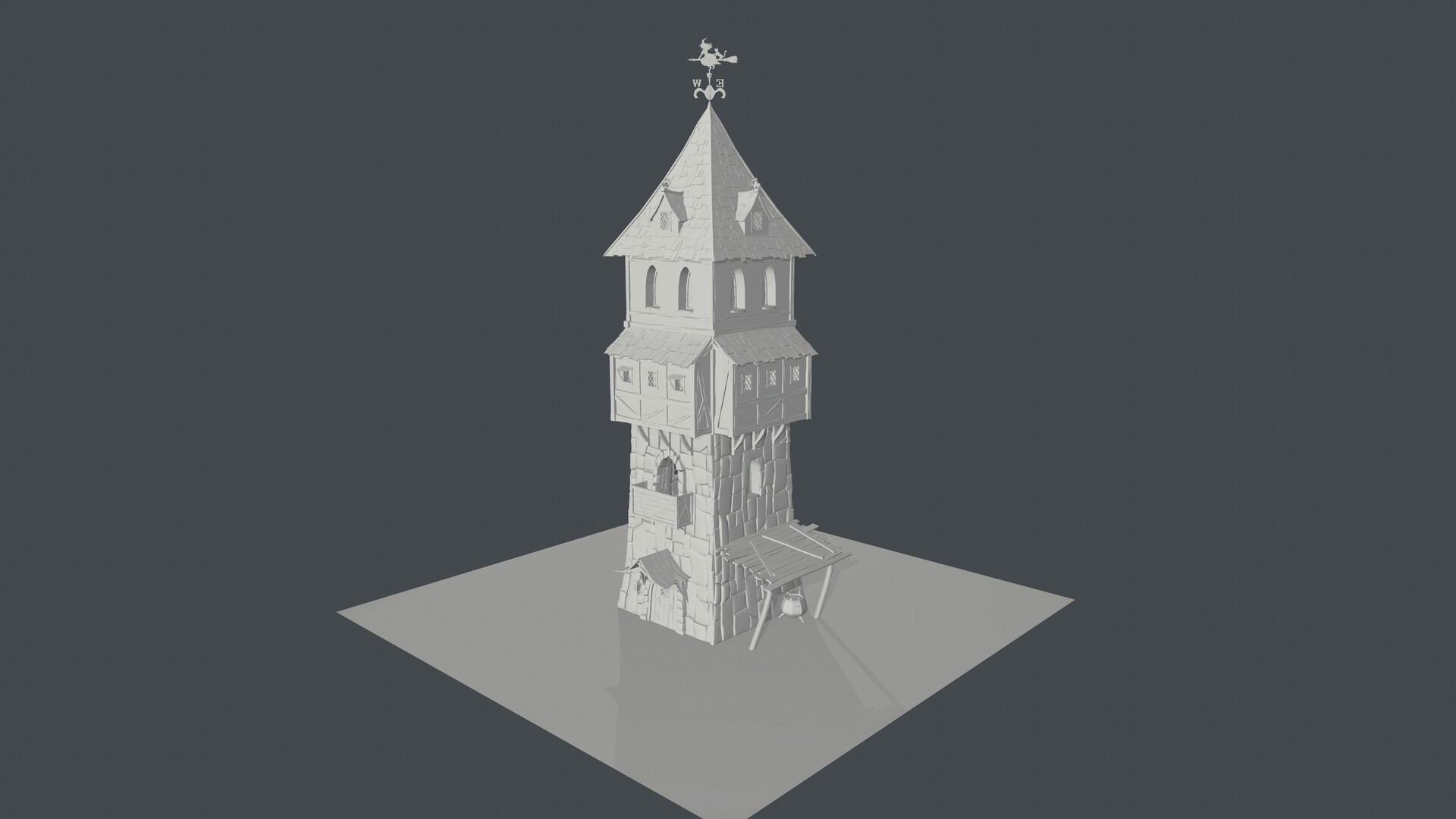 ArtStation - Cartoon tower