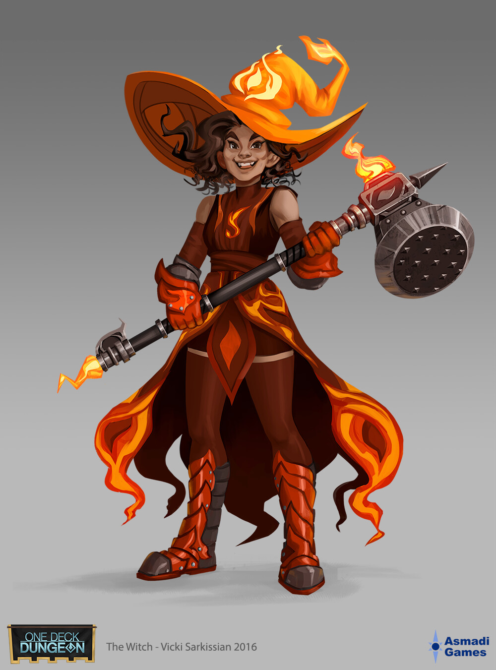 Vicki Sarkissian - The Witch | One Deck Dungeon