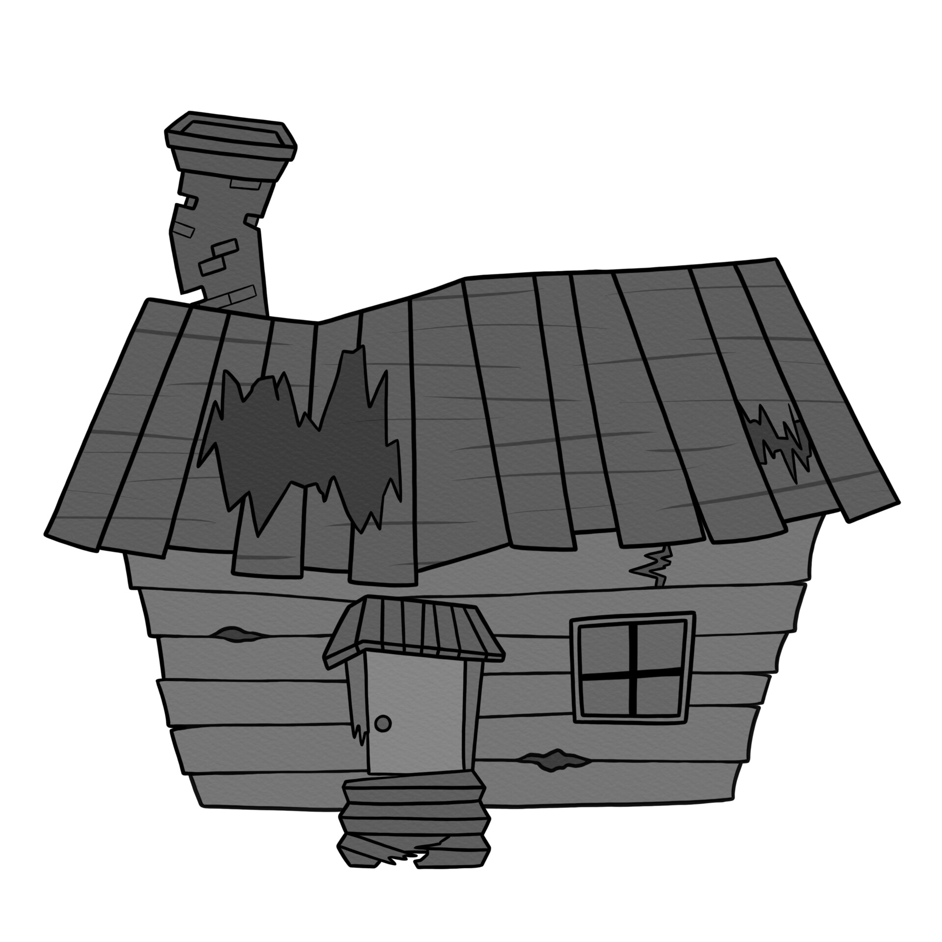 ArtStation - Ramshackle shack