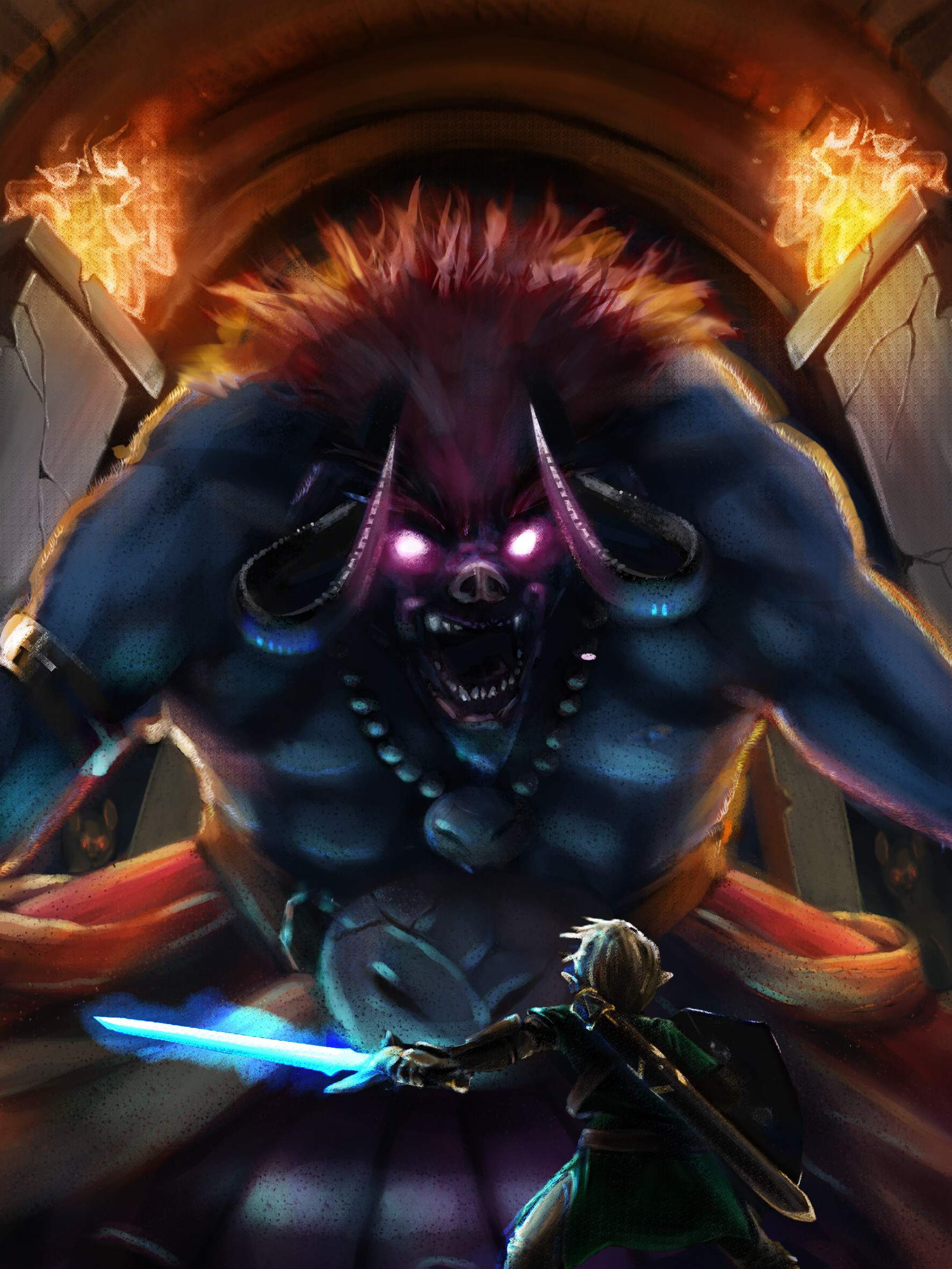 ArtStation - Game Art - The legend of Zelda (fanart)