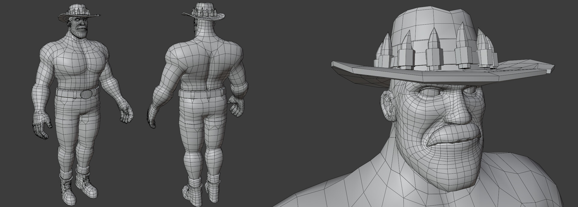 Szabó "Maxxy" Attila - TF2 Saxton Hale (imitation of Valve's model)