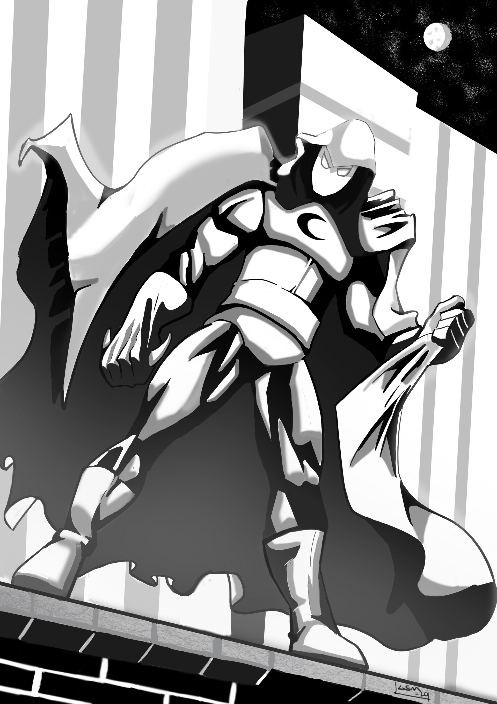 ArtStation - Knight of the Moon, L'Shea Malloy