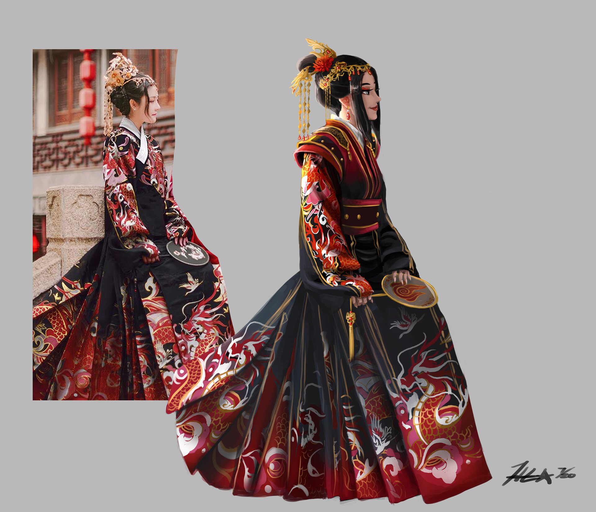 Mai Azula Fire Nation Costume