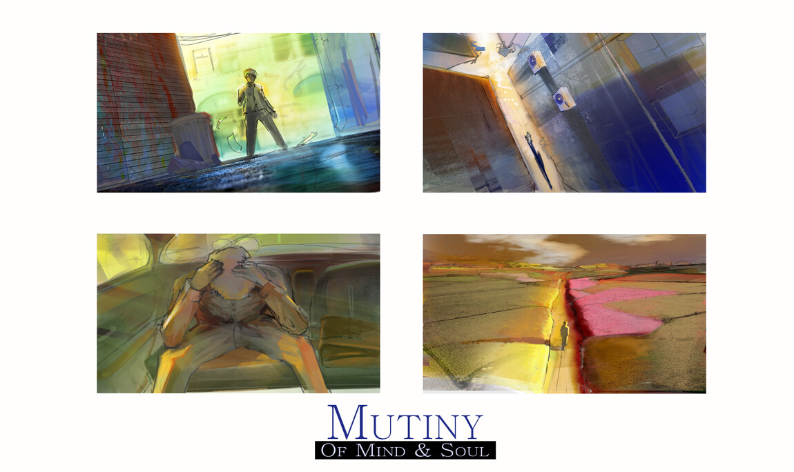 ArtStation - "Mutiny" Scene Sketches