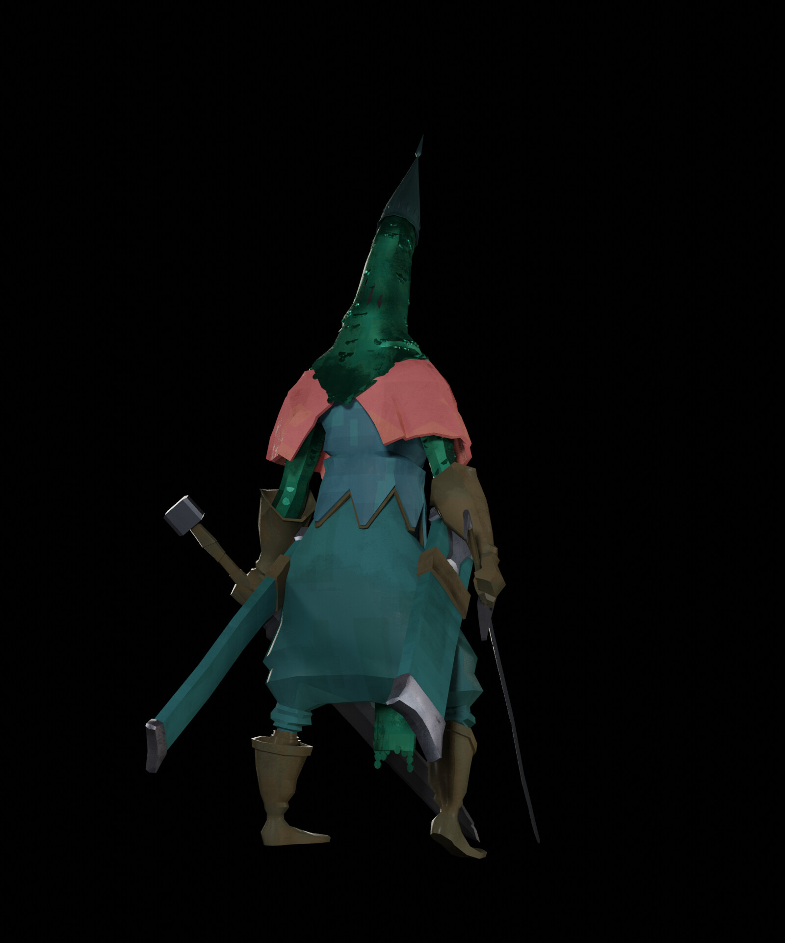 Trent Lundquist - Giraffe Knight low poly