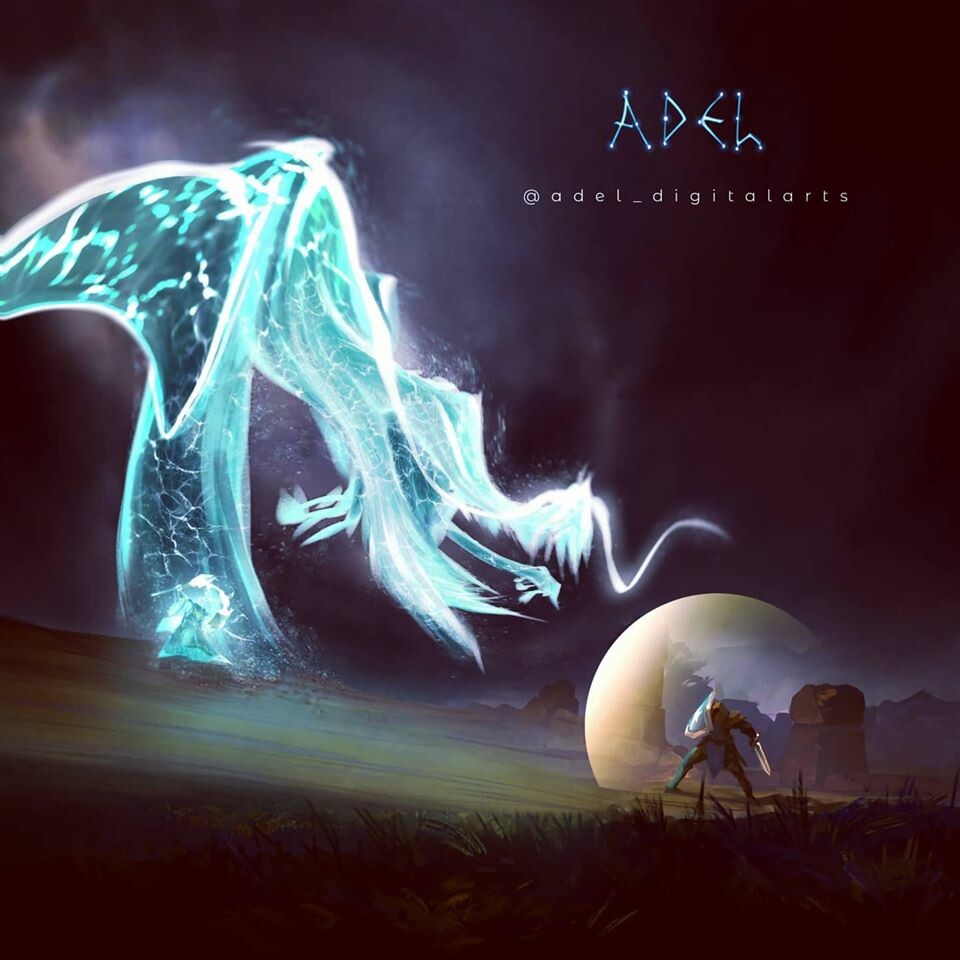 ArtStation - An unbelievable fight Digital Painting with adobe Photoshop