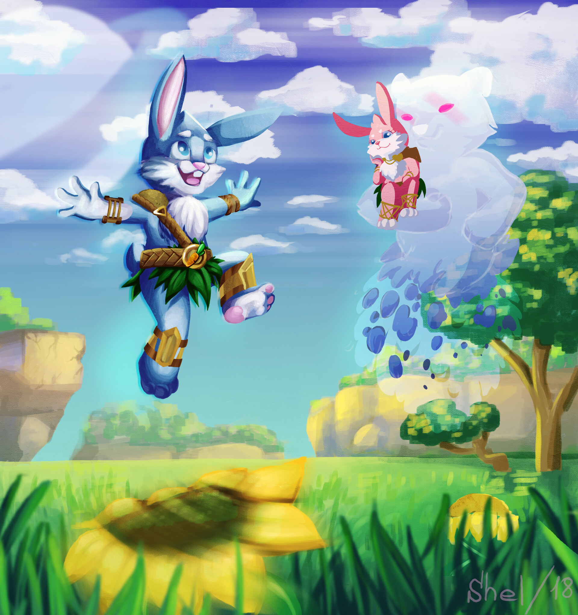 ArtStation - Happy Hares