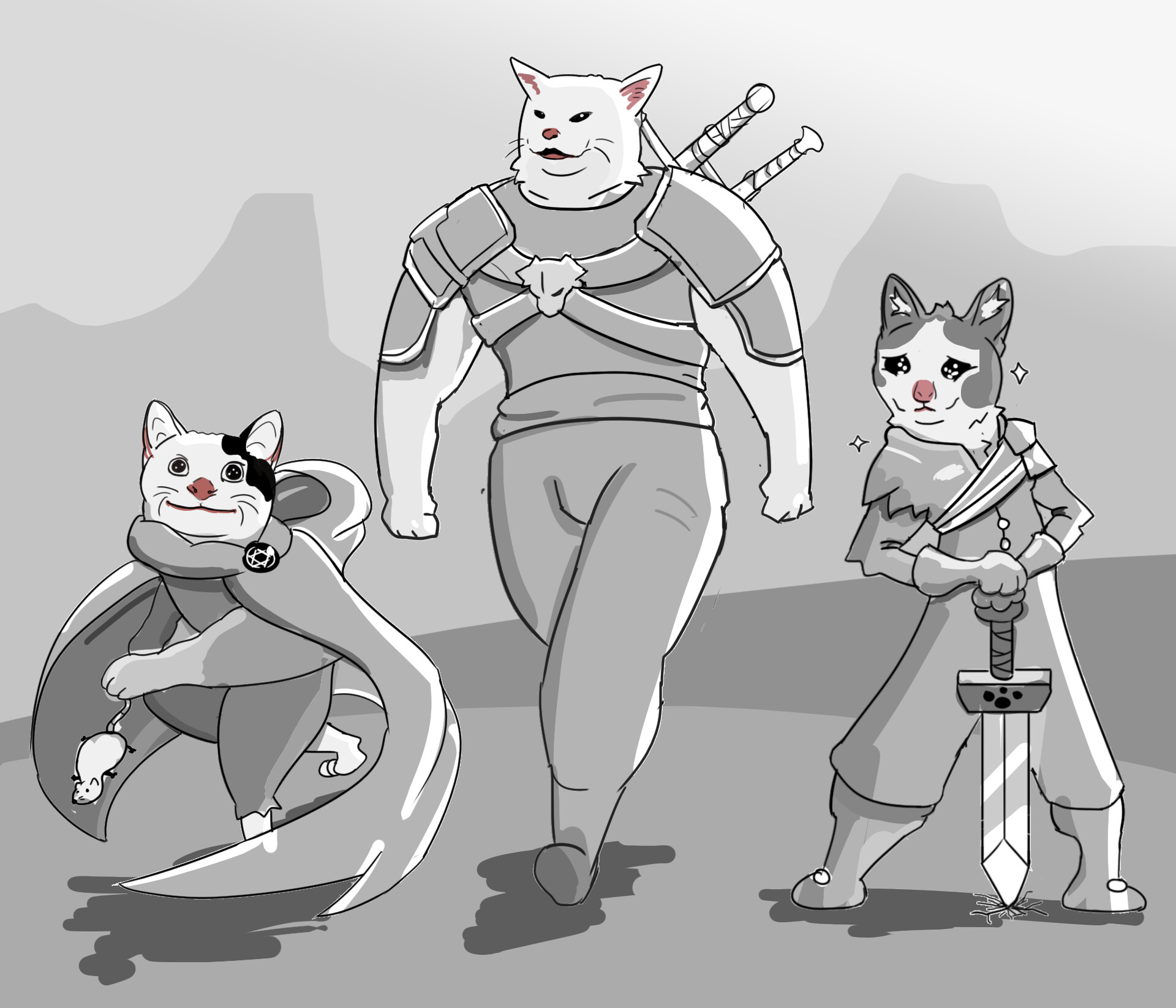 ArtStation - The Witcher: Cat Verion