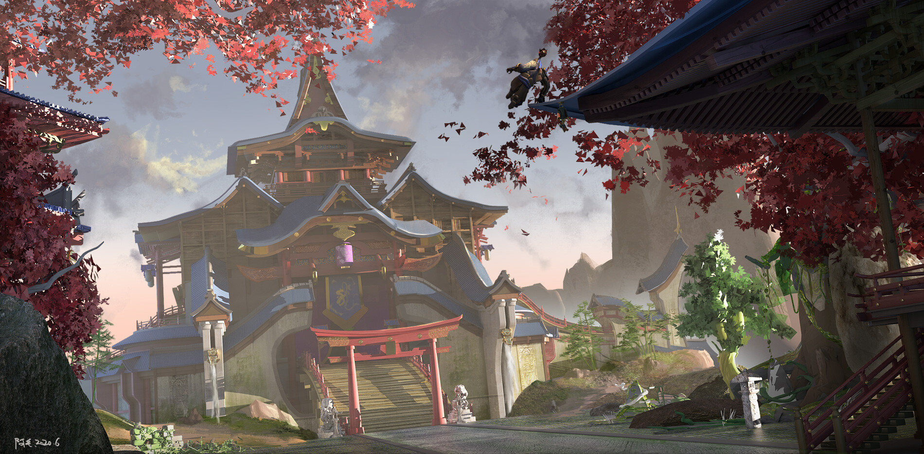 ArtStation - 红枫山