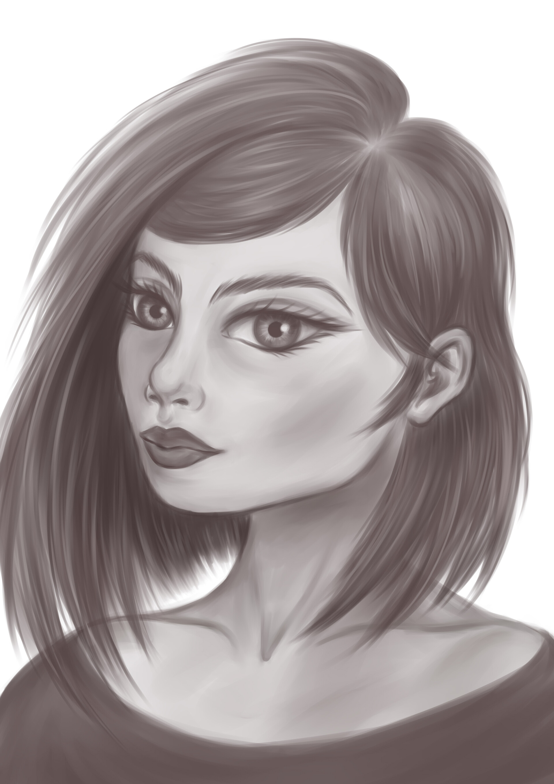 ArtStation - Portrait of the character girl