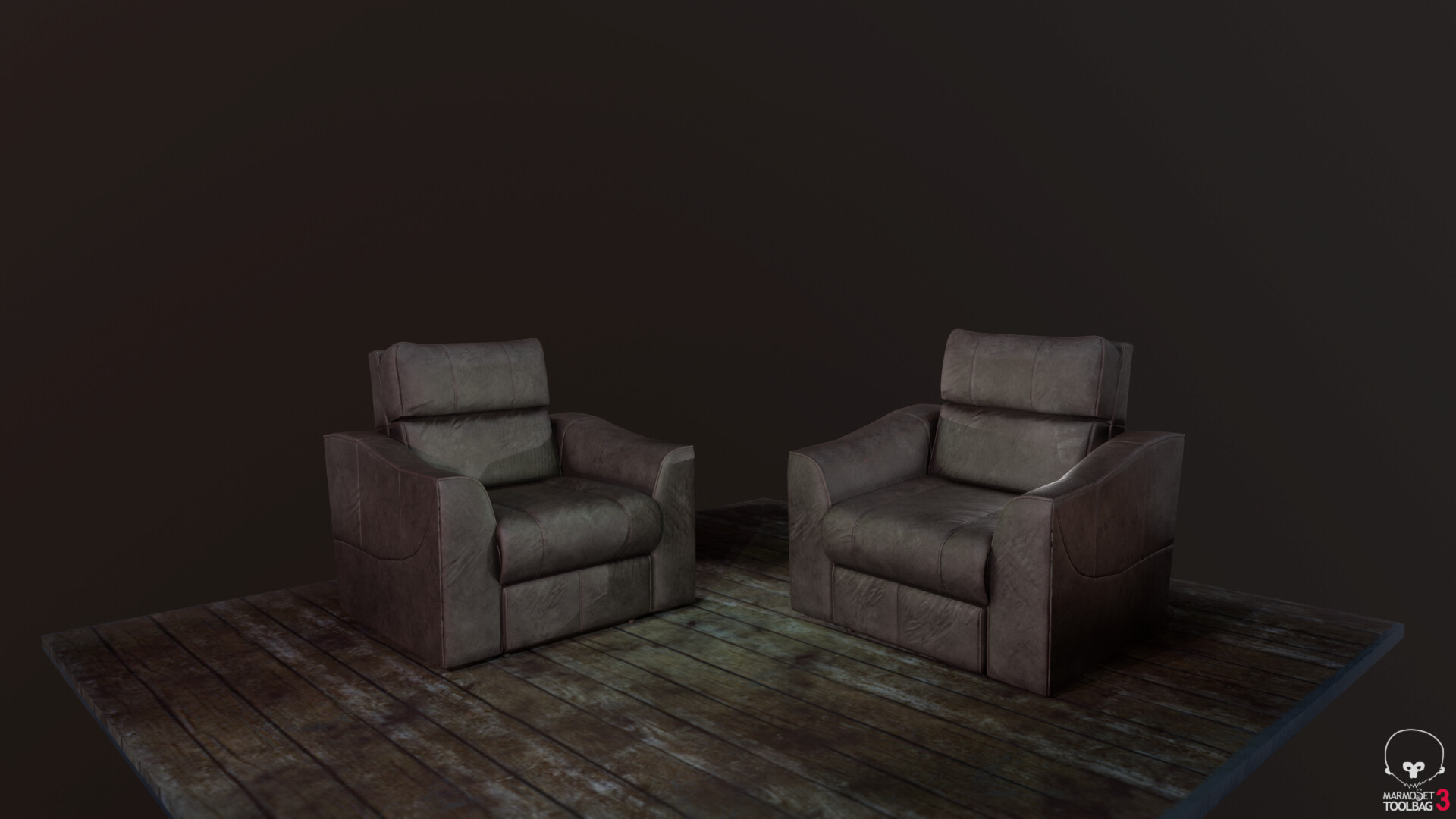 ArtStation - gaming environment sofa chair