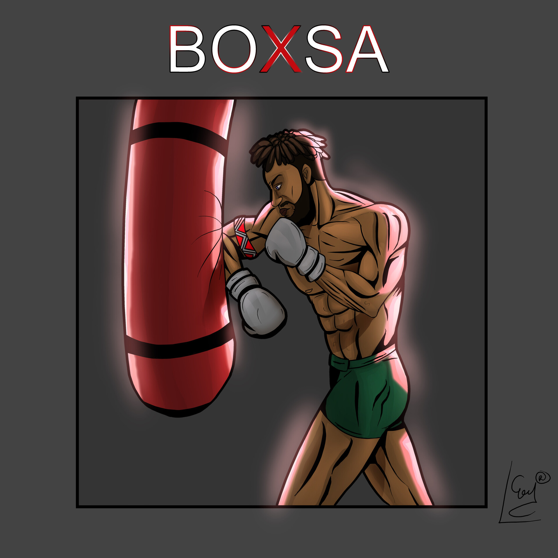 ArtStation - Fan art... Boxsa... Spoof comics 😊
