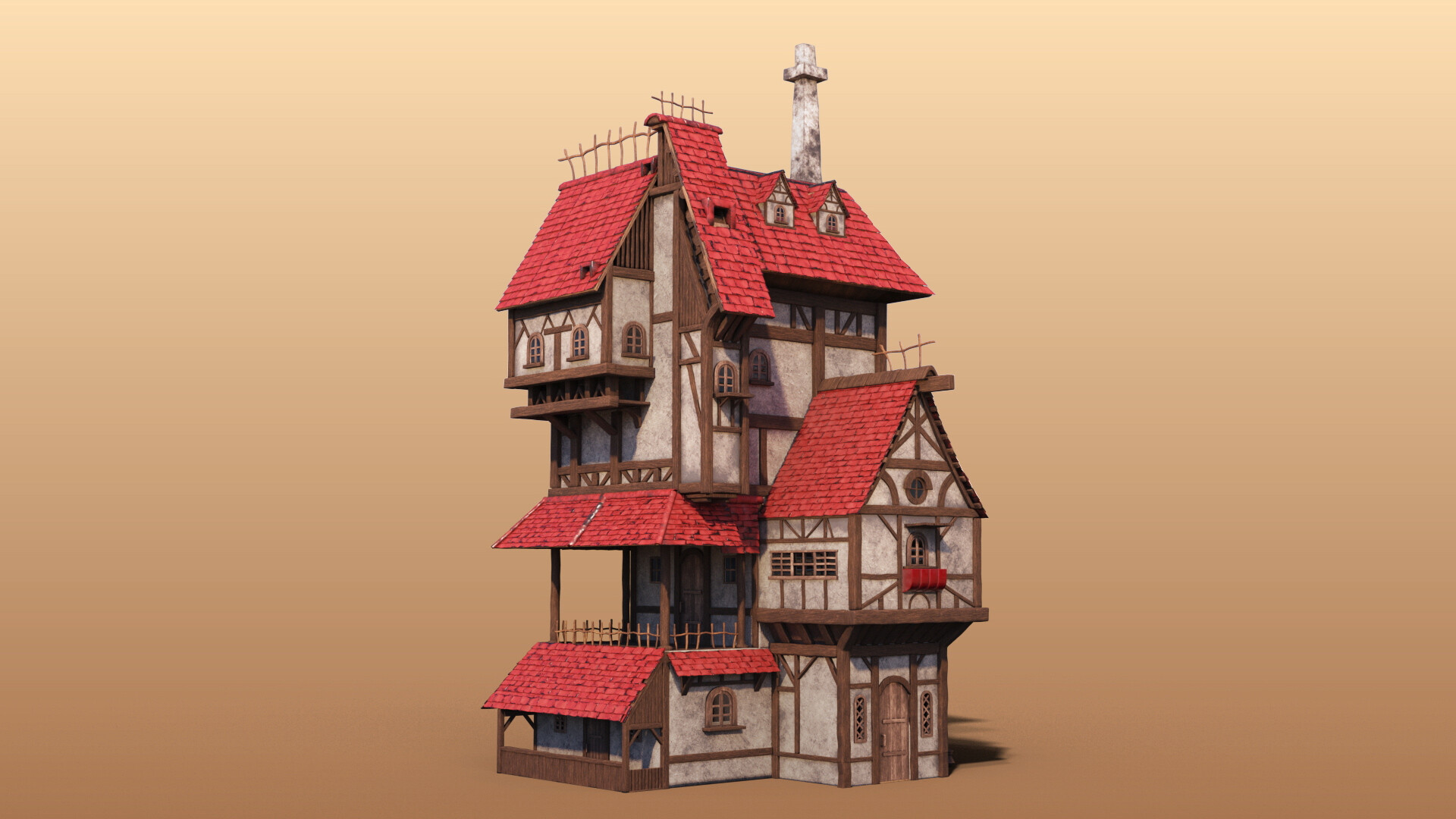 ArtStation - Cartoon House Project