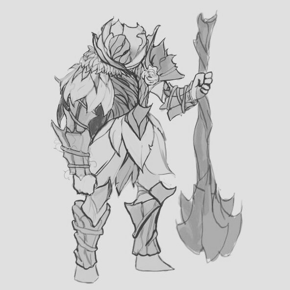ArtStation - Thorn knight redesigned