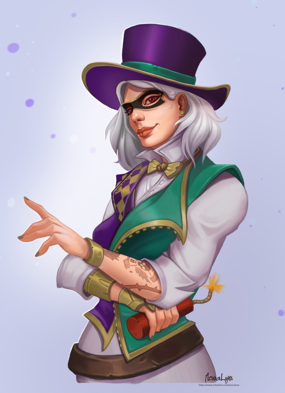 ArtStation - Overwatch Ashe Mardi Gras skin