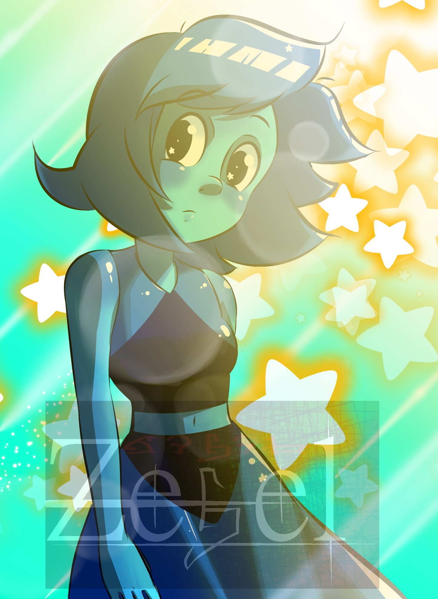 ArtStation - FanArt Steven Universe - Lapis Lazuli