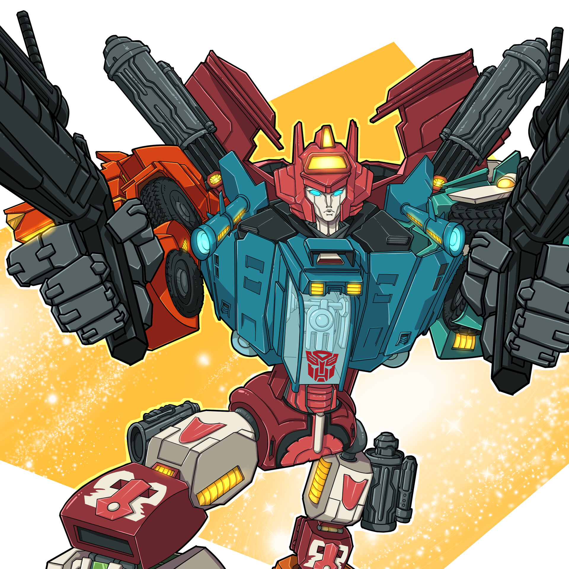 ArtStation - Commission - Transformers Combiner ORTHIA