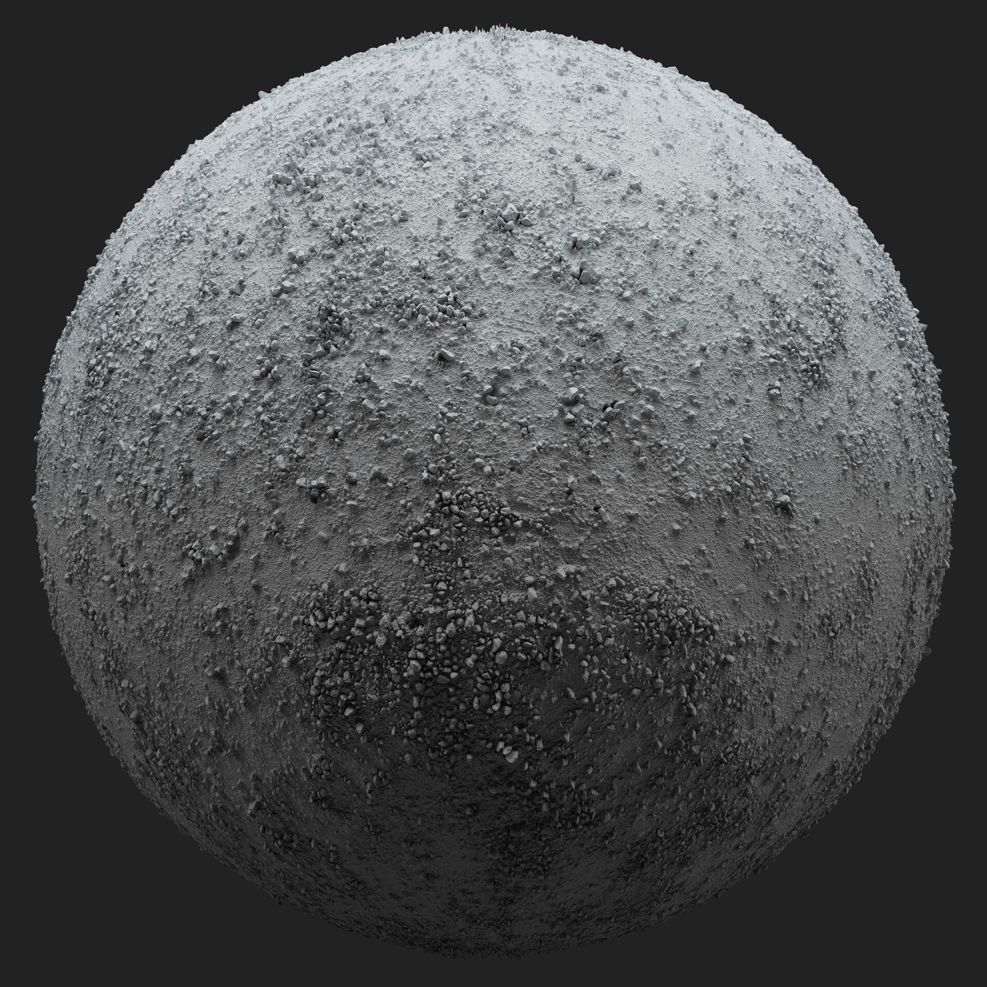 3D Scanned Textures - Stone Debris Ground Material | Photoscanned